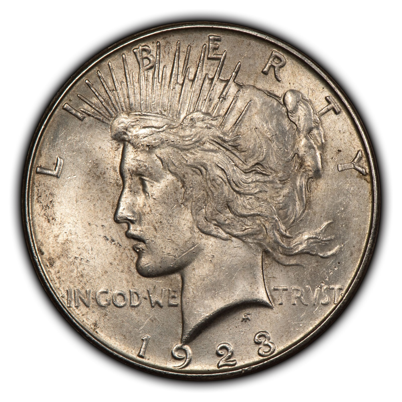 1923-S $1 Silver Peace Dollar - BU Semi Key Date - SKU-D4263 | eBay