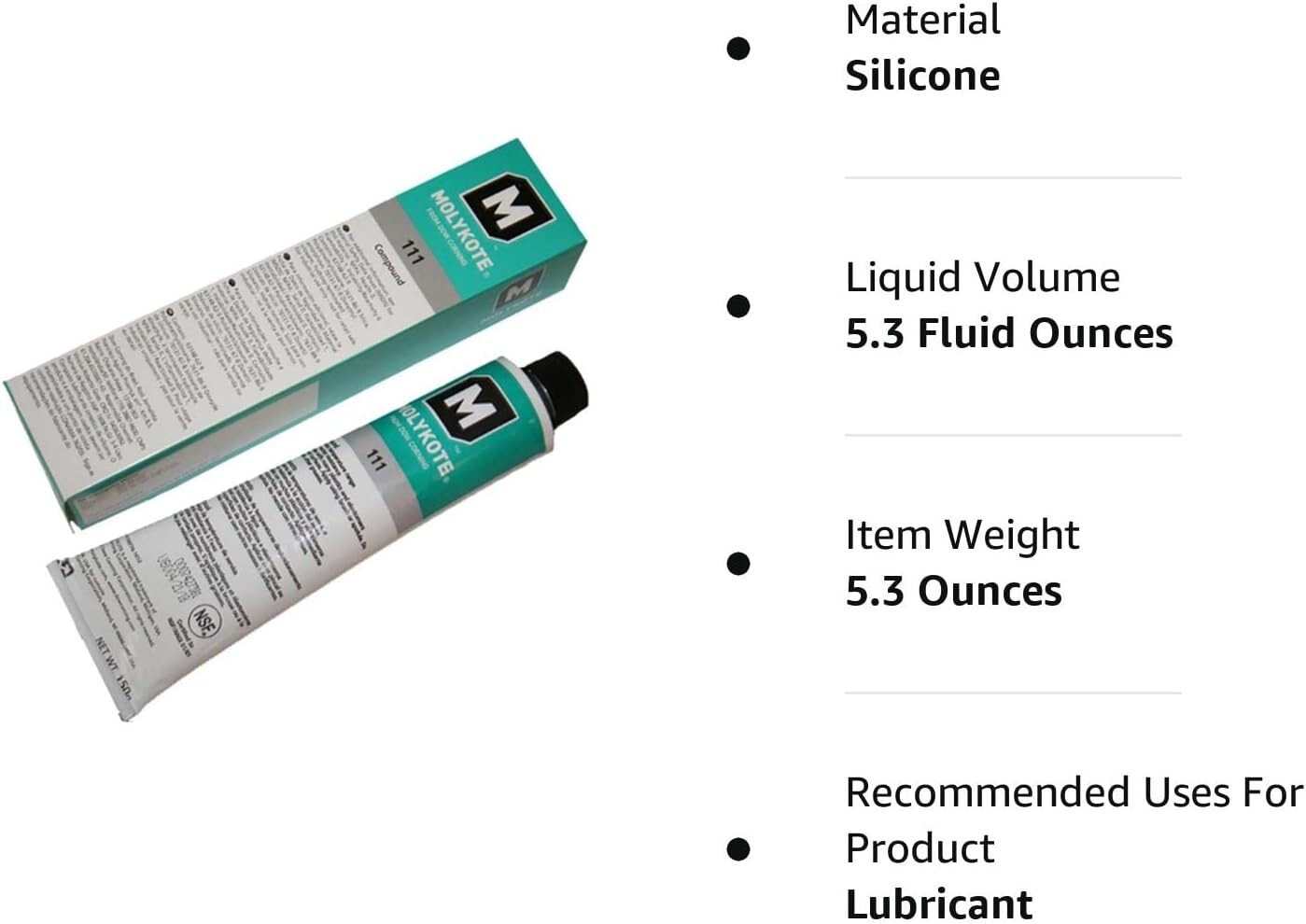 Molykote DOW 111 Lubricant & Sealant 5.3 oz. Tube L11150 for sale ...
