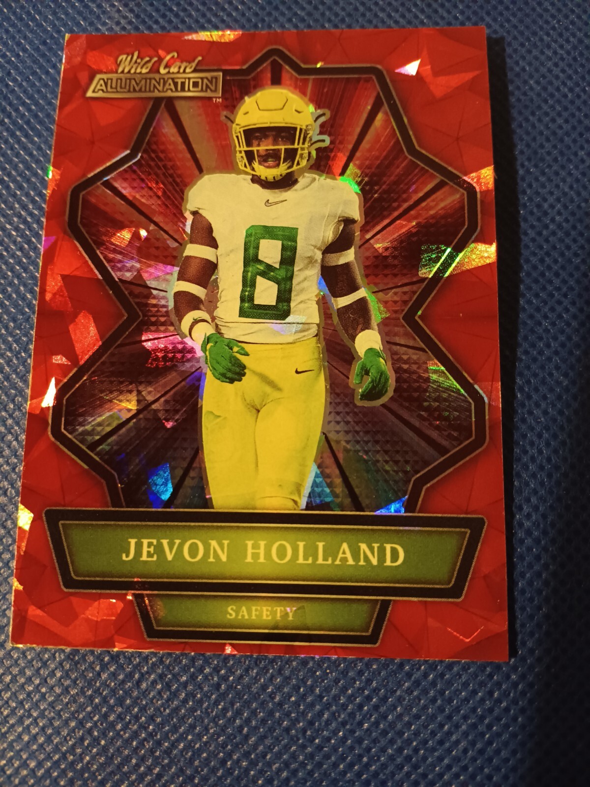 2021 JEVON HOLLAND WILD CARD MATTE RED ICE NFL ROOKIE CARD RC #ABC-42 ...