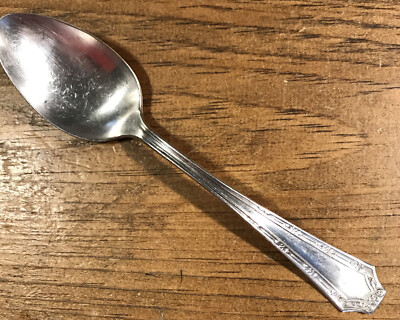 Vintage Fairfield Silverplate 1915 Alpha Pattern Soup Spoon | eBay