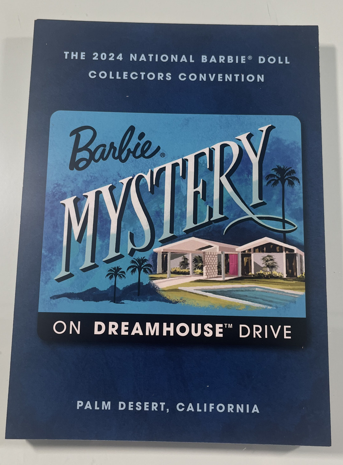 2024 National Barbie Doll Convention Mystery On Dreamhouse Postcards ...