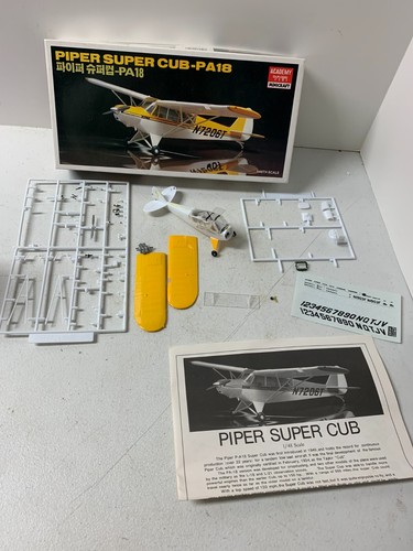 Academy Minicraft Piper Super Cub PA18 1:48 Plastic Model Kit 1611 | eBay