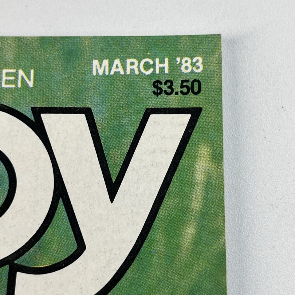 VTG "BLUEBOY” vintage gay Interest Playgirl March 1983 Volume 77 | eBay