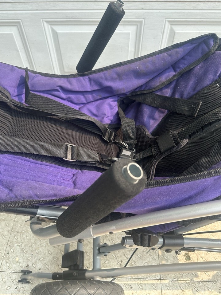 Convaid Rodeo 16" Folding Tilt Recline Wheelchair Stroller Special ...