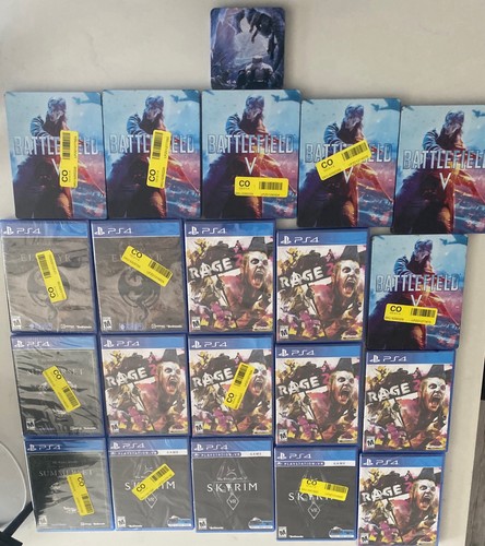 🎮 HUGE PS4 Game Lot – 22x Brand New Sealed Games – Overstock Inventory ...