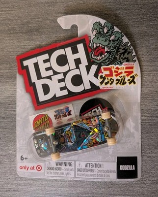 New Target Exclusive “Santa Cruz x Godzilla” TECH DECK🛹 | eBay