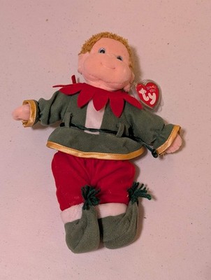 CURLY Christmas Vintage 1997 TY Beanie Kids NOEL XMAS ELVES ELF COSTUME ...