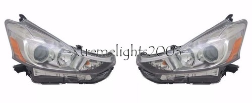 TOYOTA PRIUS V 2015-2017 HALOGEN HEADLIGHTS HEAD LAMPS FRONT LEFT RIGHT ...