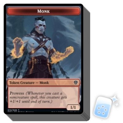 10 pcs MONK TOKEN (14/26) Dominaria United DMU Magic MTG MINT CARD | eBay