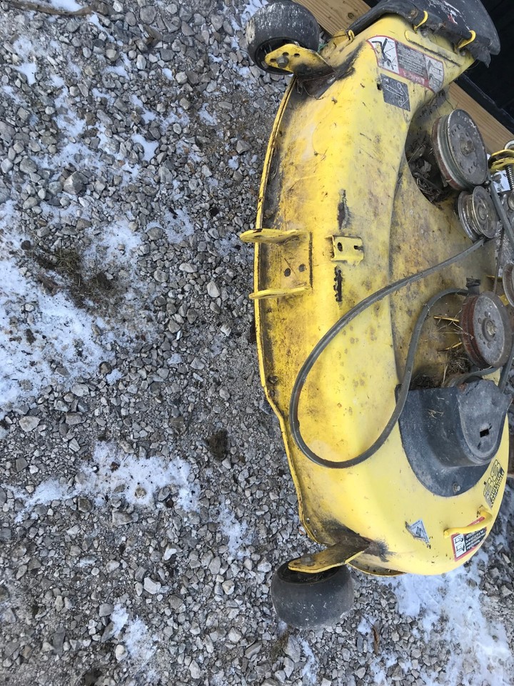 John Deere Lt133 Lt150 Lt155 Lt160 Lt166 38in Mower Deck Pick Up Only ...