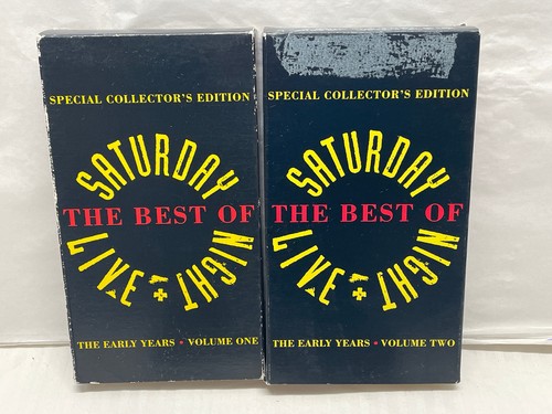 2 VHS Saturday Night Live SNL Collectors Ed Best Of Early Years Volume ...