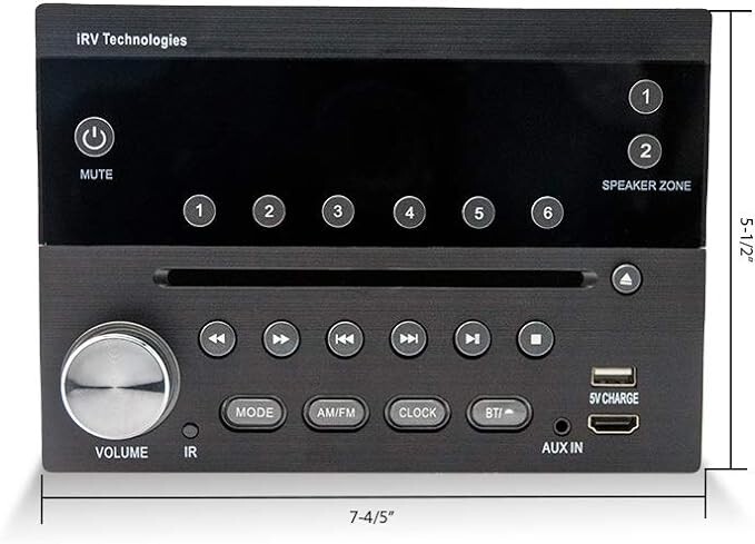 IRV31 RV RADIO RV STEREO WITH BLUETOOTH AM/FM/DVD FURRION DV3100 DV3200 ...