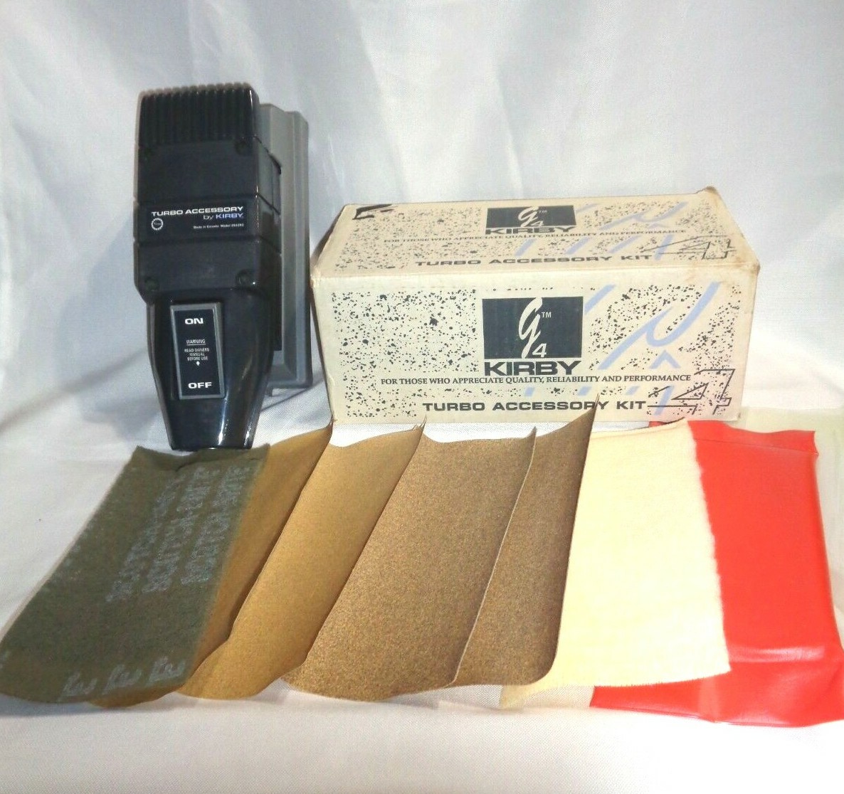 KIRBY G4 TURBO ACCESSORY KIT 293293 SANDERS POLISH BUFFER SCRUBBER ...