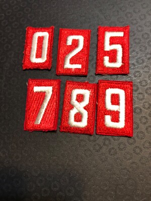 BSA Unit Numbers 60's unused 0,2,5,7,8,9 | eBay