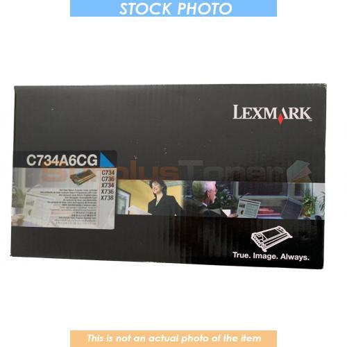 C734A6CG LEXMARK C734DN RP TONER CART CYAN 6K for sale online | eBay