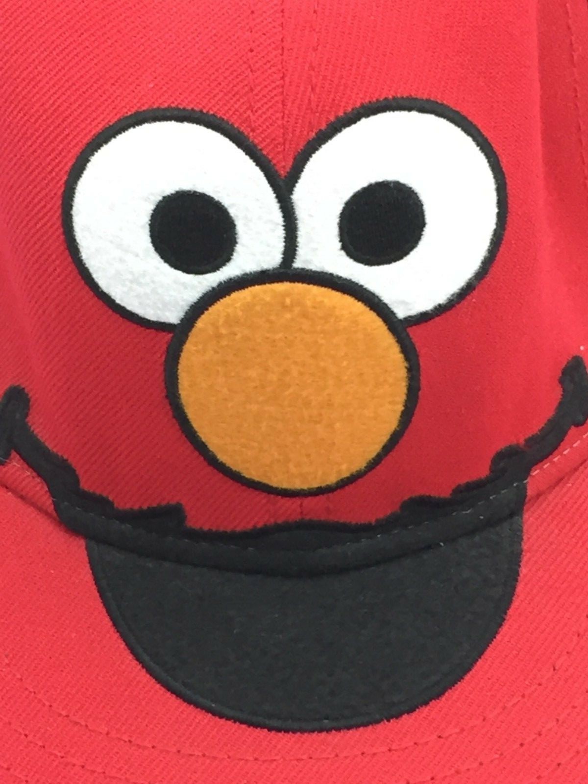 Elmo Red Fitted Sesame Street Ball Cap Hat Medium M 2… - Gem