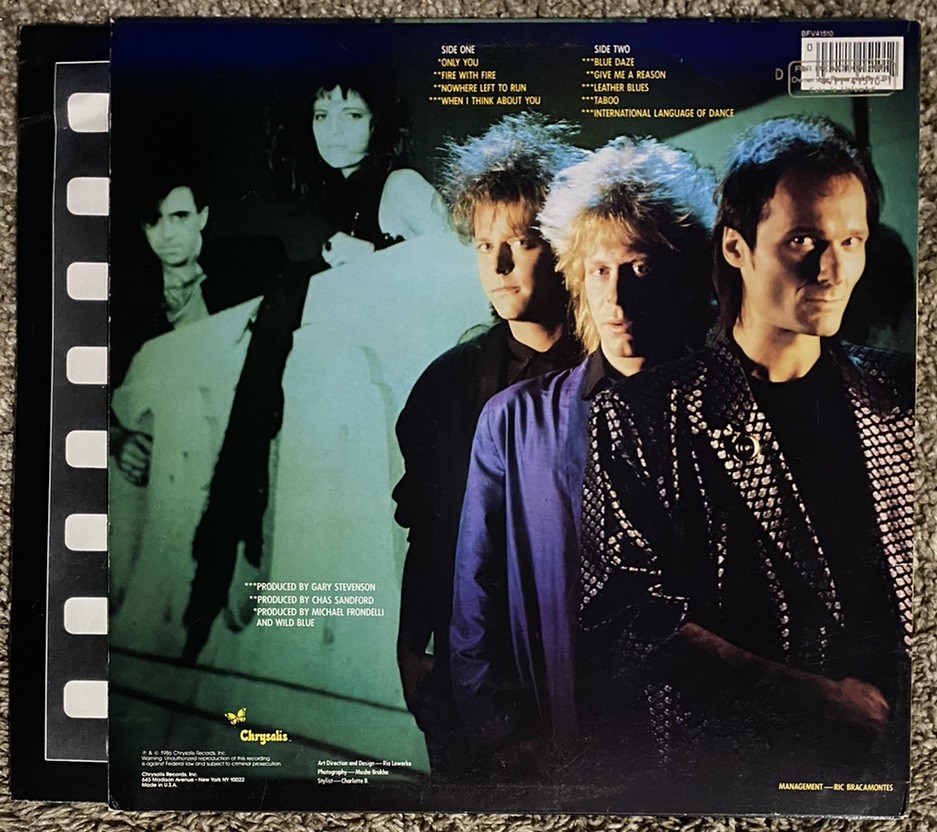Wild Blue - No More Jinx - 1986 Chrysalis BFV-41510 LP Vinyl Record ...