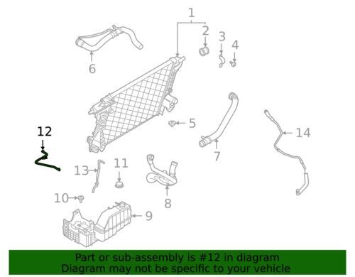 Genuine Ford Hose Overflow LC3Z-8075-F for sale online | eBay