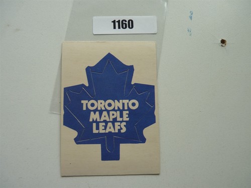 VINTAGE 1972 HOCKEY INSERT CARD OPC LOGO STICKER TORONTO MAPLE LEAFS ...