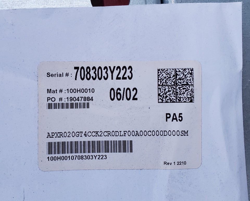 Trane TR200 VFD Drive 20HP - 15kW 380/460 VAC - 3 ph X13171907001 ...