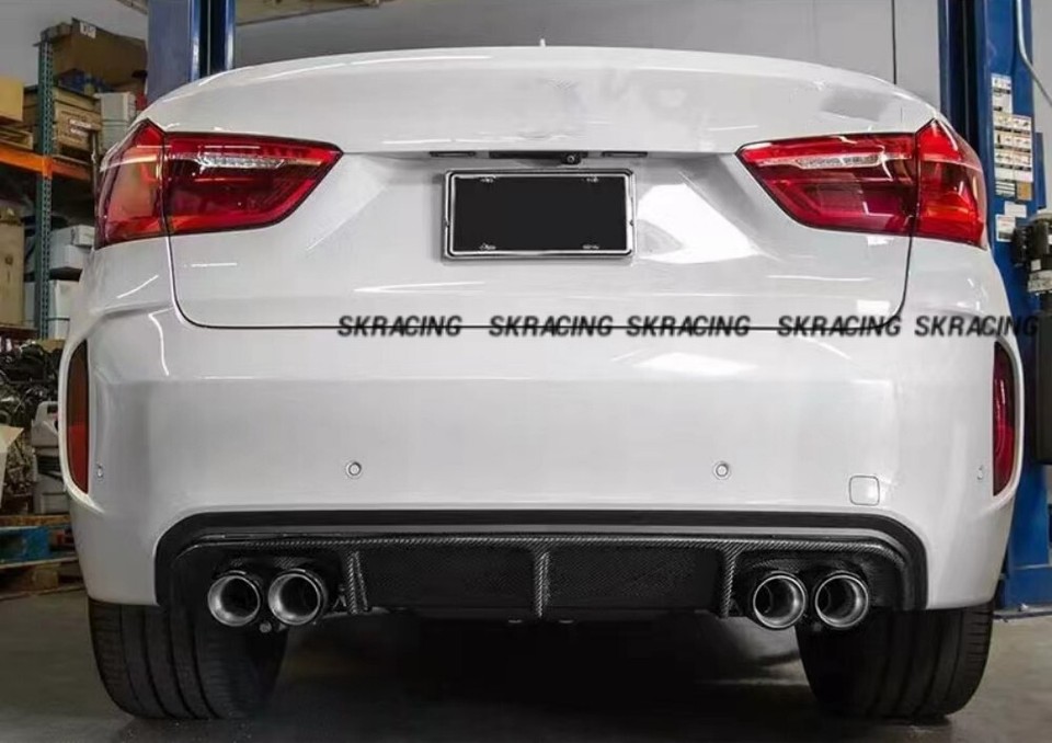 Carbon Fiber Rear Bumper Diffuser Spoiler Lip For BMW X5M F85 X6M F86 ...