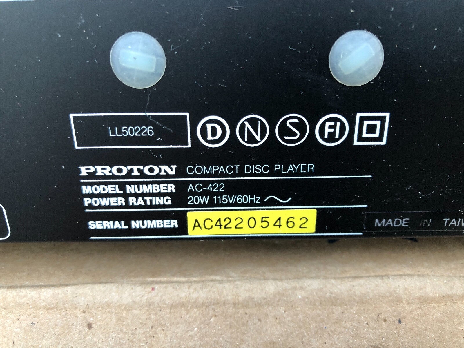 PROTON AC-422 COMPACT DISC PLAYER - RARE | eBay