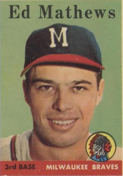1958 Topps - #440 Eddie Mathews for sale online | eBay