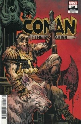 CONAN THE BARBARIAN #12 NEAR MINT 2020 RON GARNEY VARIANT 1:25 MARVEL b ...