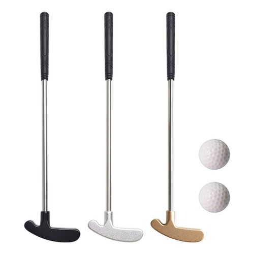Desktop Golf Game Mini Golfball With Putter Activity Head Golf Putters ...