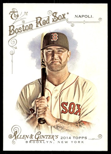 Mike Napoli 2014 Topps Allen & Ginter 166 Boston Red Sox Baseball Card ...