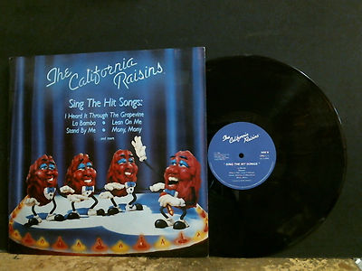 THE CALIFORNIA RAISINS Sing The Hit Songs LP RARE!! | eBay