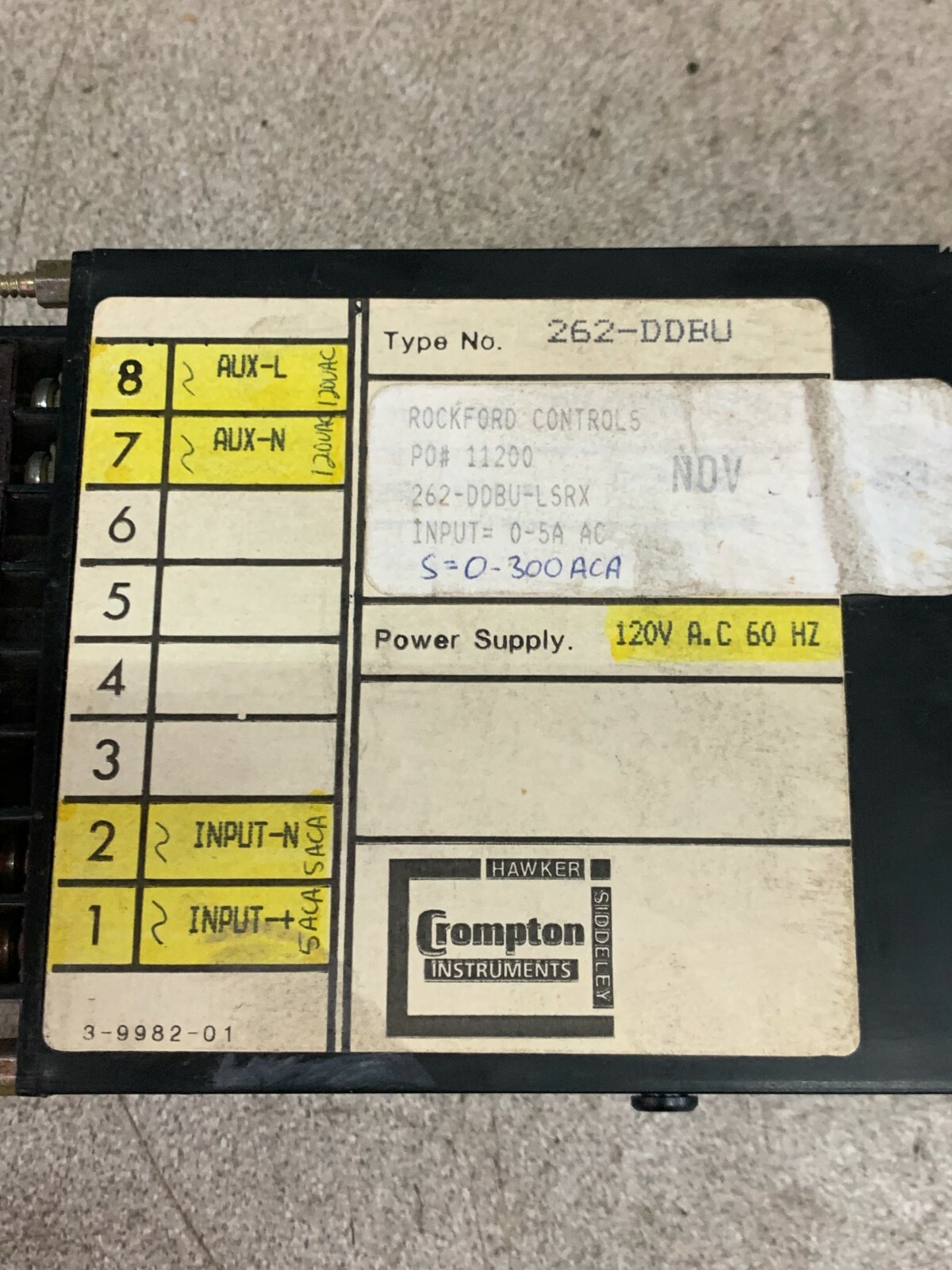 (1) ONE CROMPTON 262-DDBU DIGITAL PANEL METER for sale online | eBay