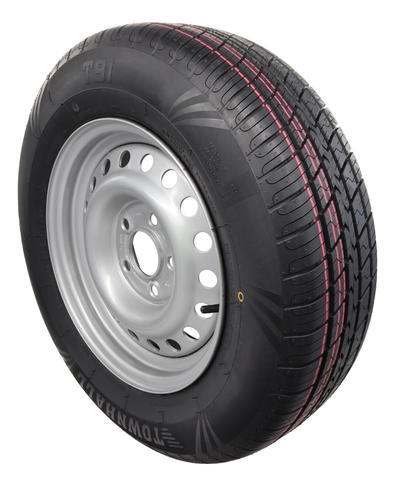 Komplettrad Anhängerrad Reifen 195/70 R14 112x5 710kg Rad 14" Zoll 96N ...