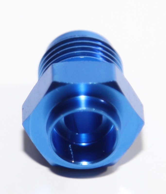 2PC 6AN AN-6 Male Thread Straight Weld on Flare Aluminum Anodized ...