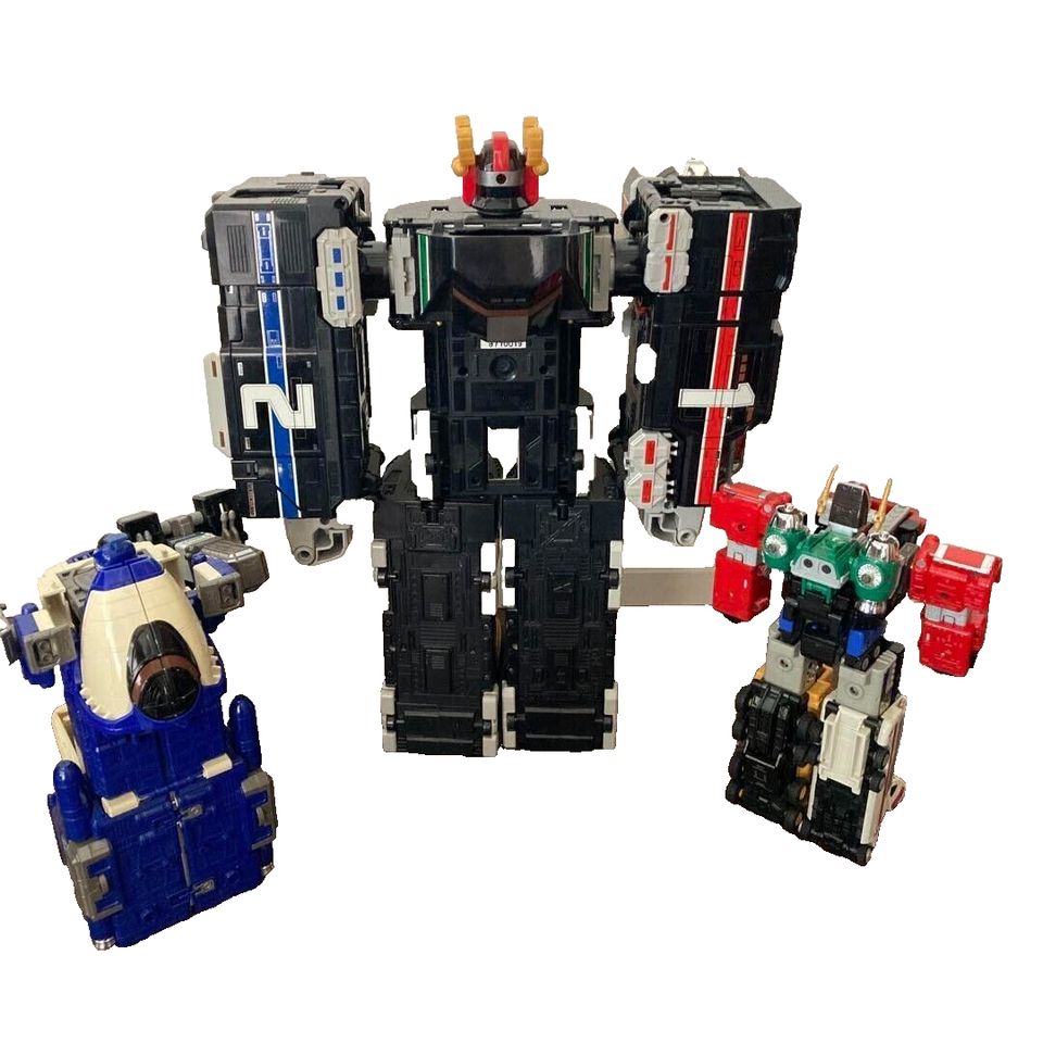 Power Rangers Lightspeed Rescue GoGoFive DX Victory Robo Liner Boy Set ...