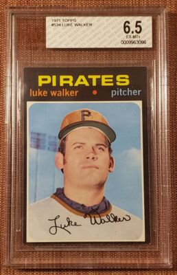 1971 Topps #534 Luke Walker Pittsburgh Pirates Original Baseball Card ...