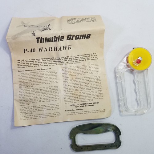 Thimble Drome P40 Warhawk Model Plane Instructions & Skylon Reel 705 ...