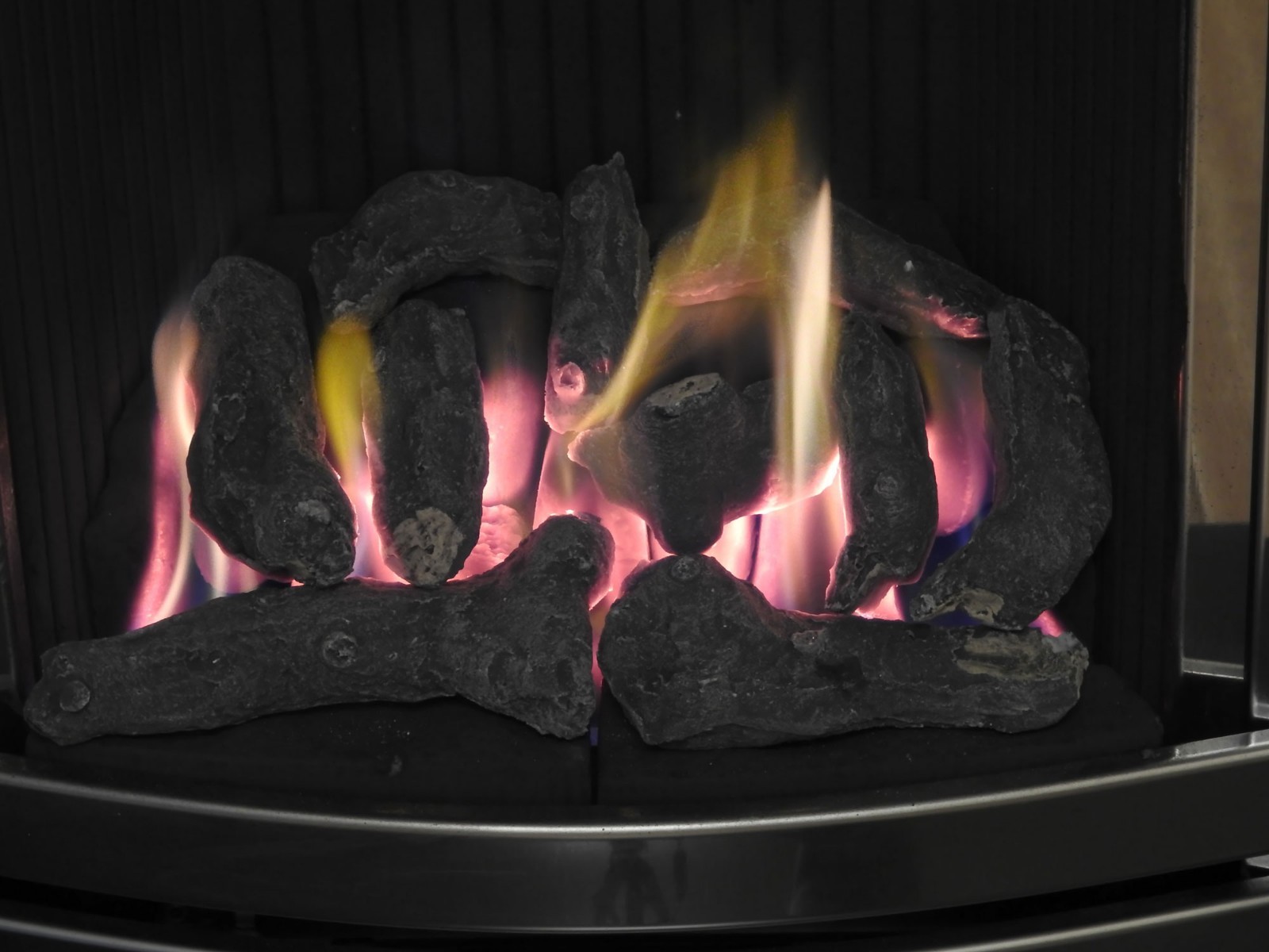 Gas Fire Replacement Logs 10 Pieces Gas Coal ULTRA HD S NEW FOR Autumn ...