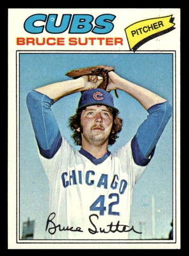 1977 Topps Bruce Sutter Rookie Chicago Cubs 144 EX-MT XX9281 | eBay.de
