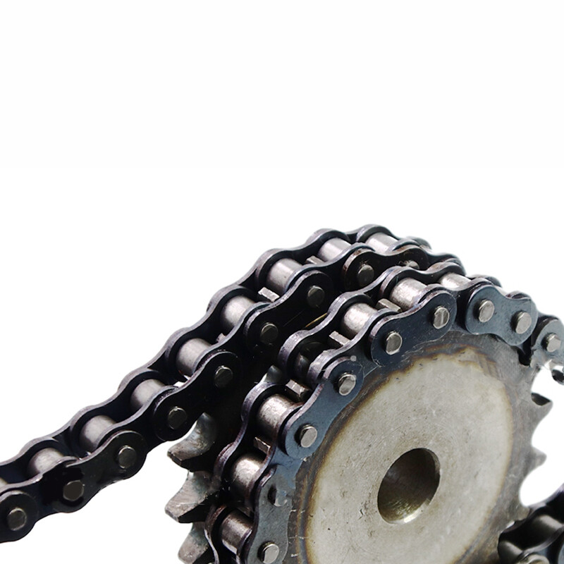 #40 08B #50 10A #60 12A Chain Sprocket 10T - 30T Double Row Tooth ...