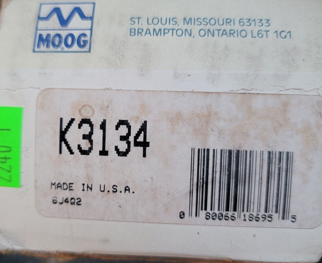 Suspension Ball Joint-Upper Ball Joint Moog K3134 NOS Made In U.S.A | eBay