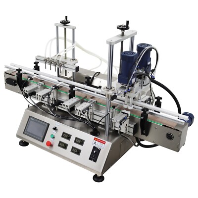 4 Head Magnetic Pump Filling Machine,Capping Machine,Integrated ...