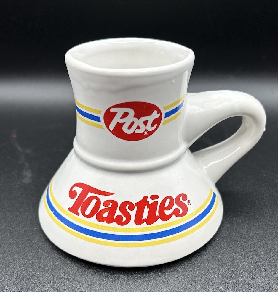 Vintage 1980 Promotional Post Toasties Cereal Wide Bottom Ceramic No ...