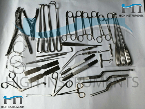 Basic Craniotomy Orthopedic Surgical Surgery Instruments Set 37 PCS ...