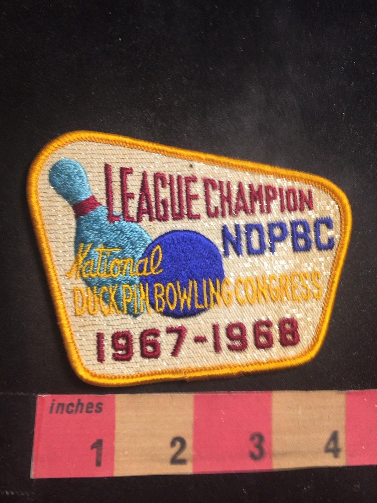 Vtg 1967-1968 NDPBC National DUCKPIN Bowling Congress League Champion ...