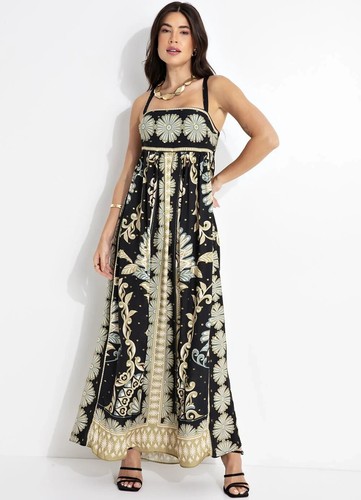 Farm Rio Brazil Georgia Maxi Dress Size S | eBay