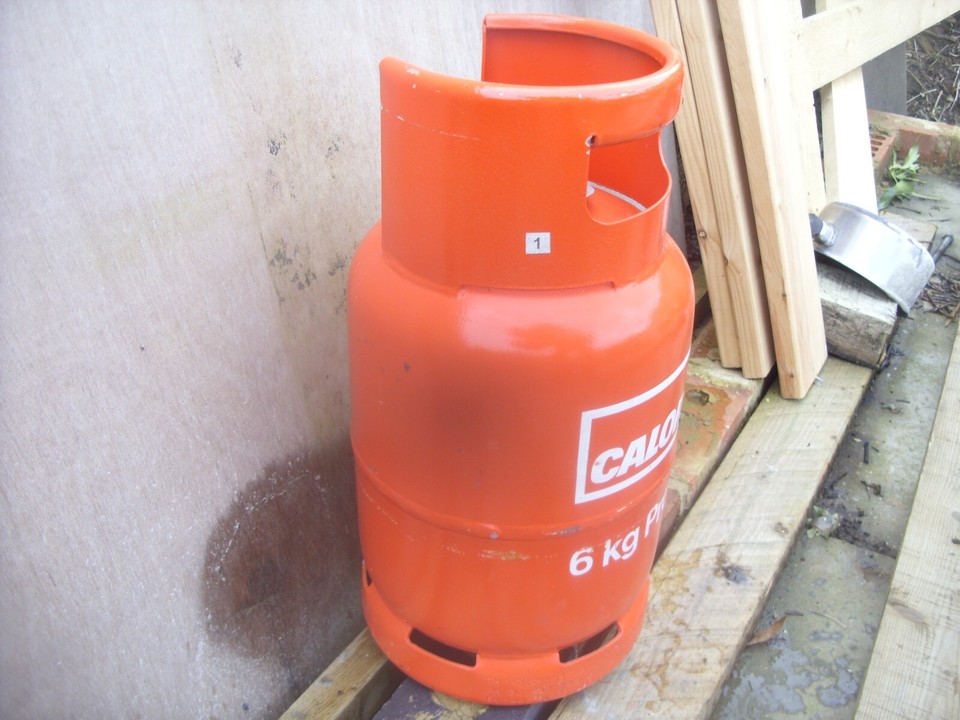 Calor 6 kg Propane Gas Bottle FULL Cylinder with Cap Excellent Example ...