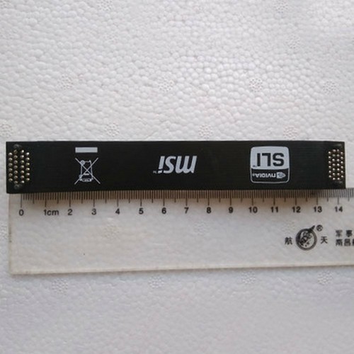 1pcs New SLI Bridge Flex Cable 140mm 2 WAYS For MSI NVIDIA Video Card ...