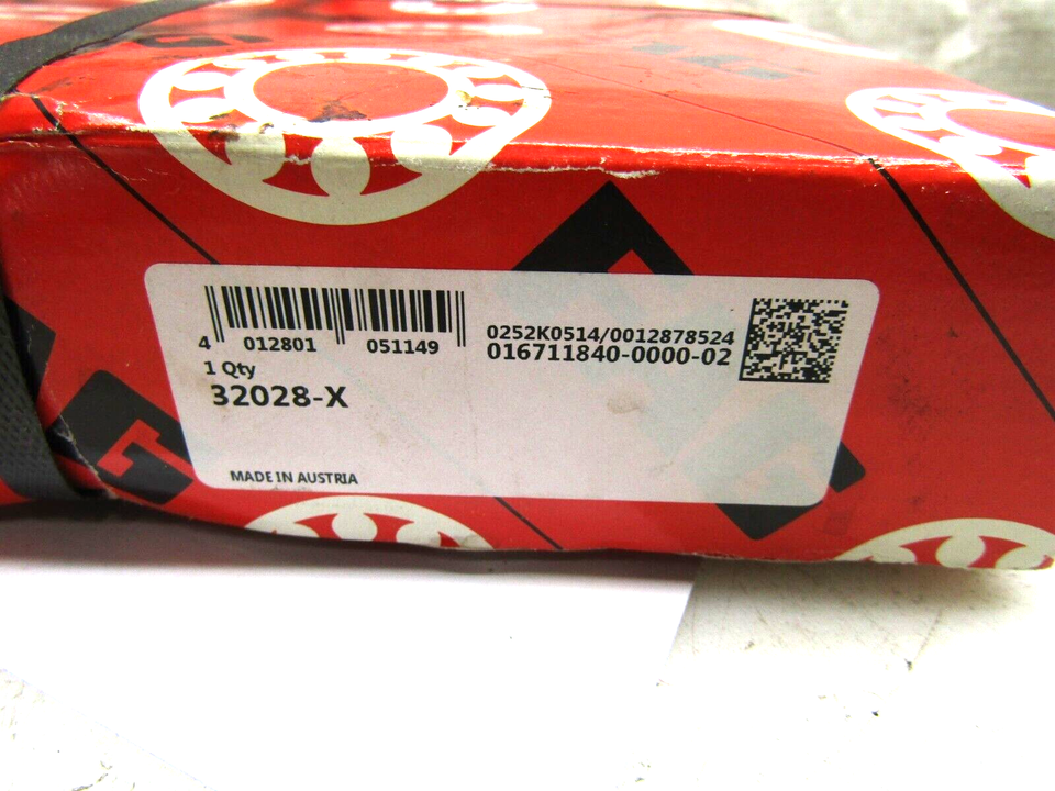 FAG 32028 X Tapered Roller Bearing Cup + Cone | eBay