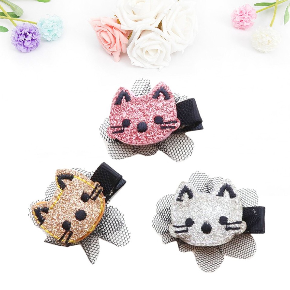 6PCS Cartoon Adorabile Gufo Fermagli per capelli Glitter Forcina ...